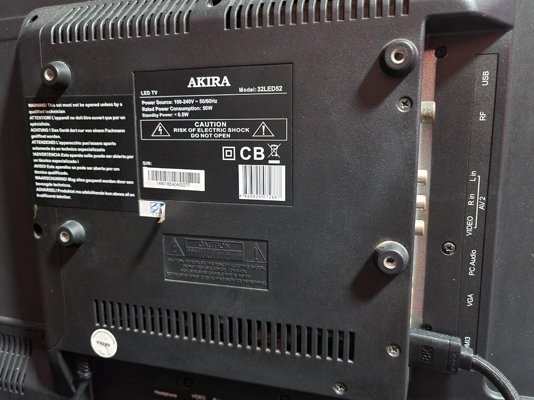 Akira LED TV, TV & Home Appliances, TV & Entertainment, TV on Carousell