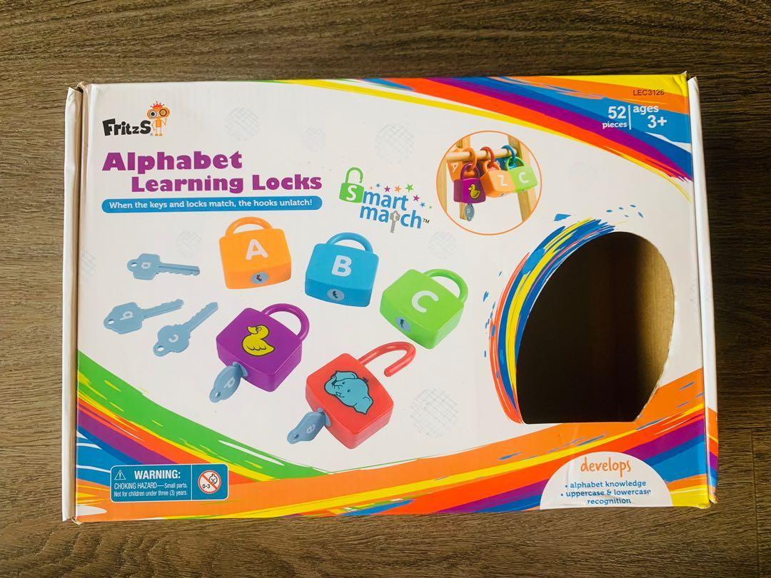 Alphabet Learning Locks, Babies & Kids, Infant Playtime on Carousell