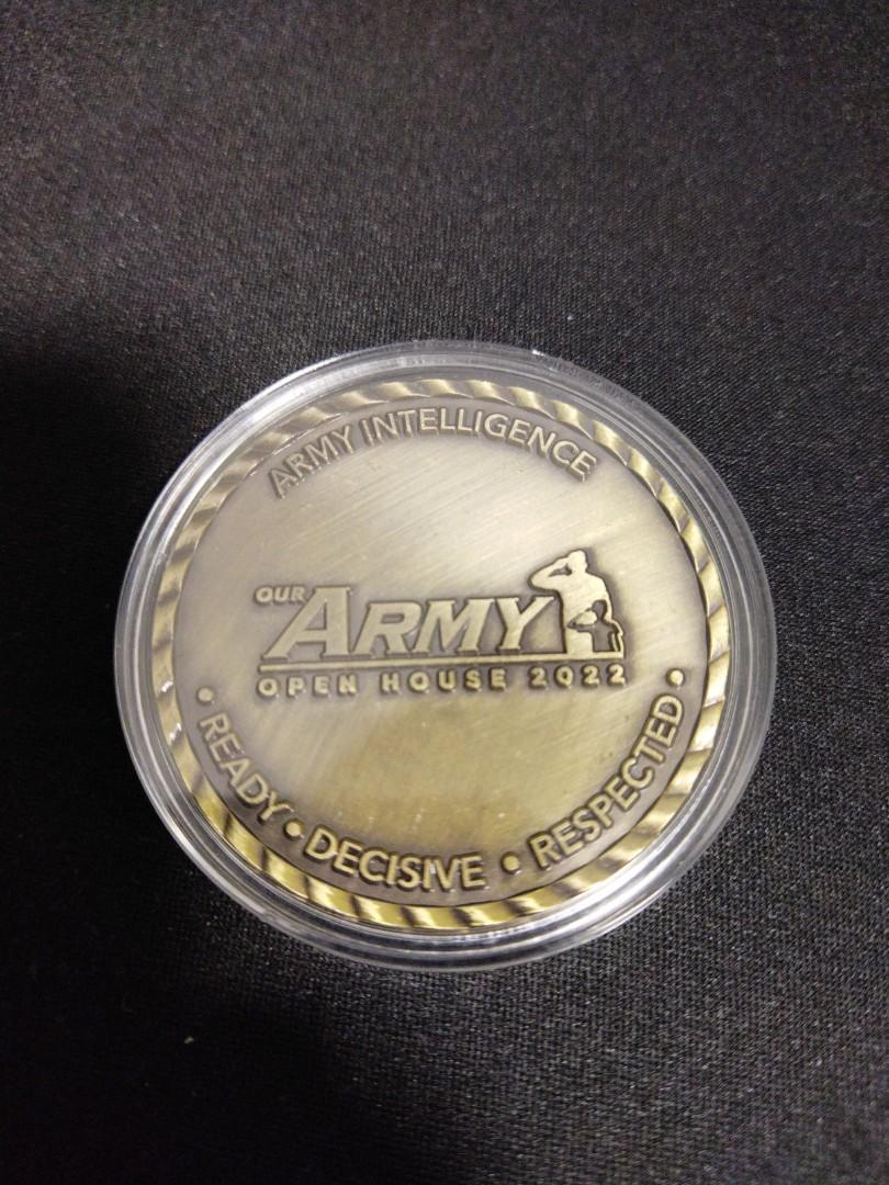 Army Intelligence AOH22 coins, Hobbies & Toys, Memorabilia ...