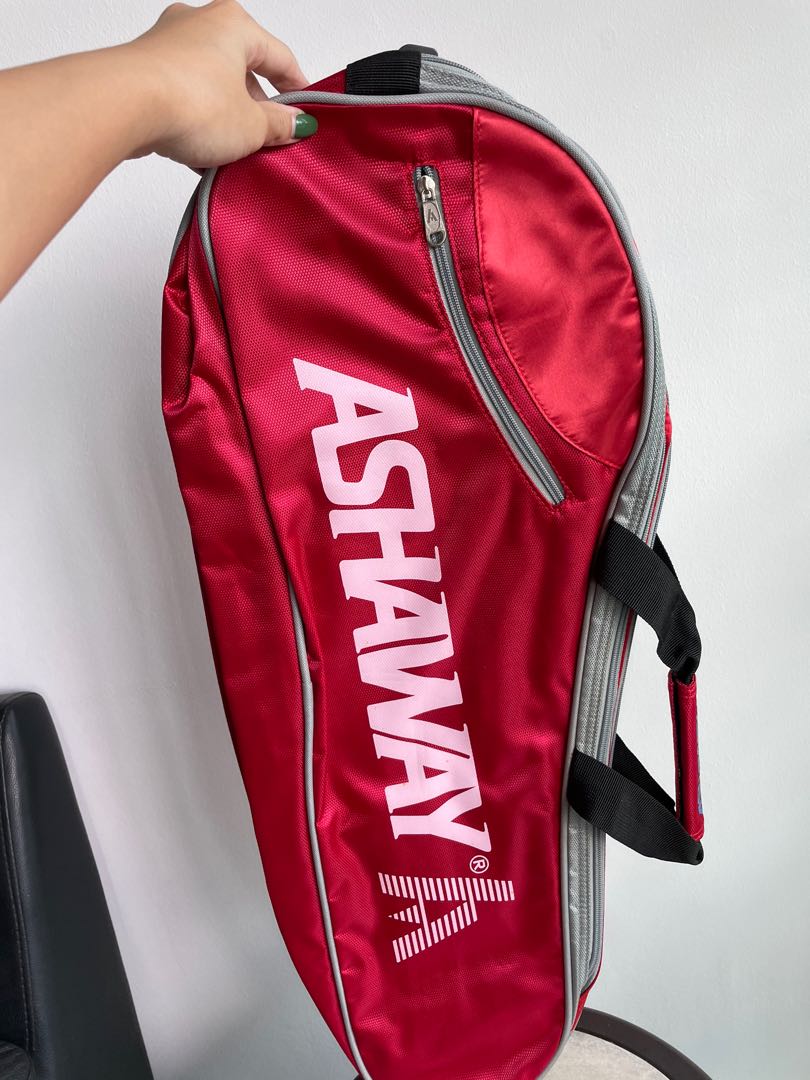 Ashaway 2 compartment badminton bag, Sports Equipment, Sports & Games ...