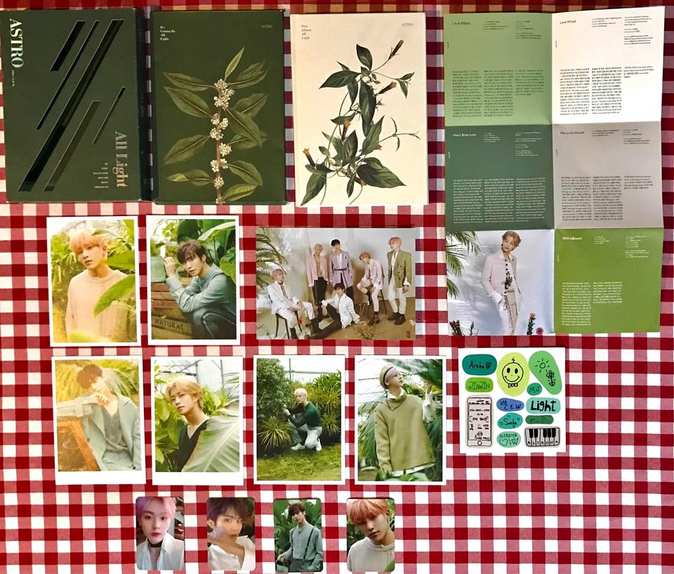 ASTRO - All Light Album (COMPLETE INCLUSIONS), Hobbies & Toys ...
