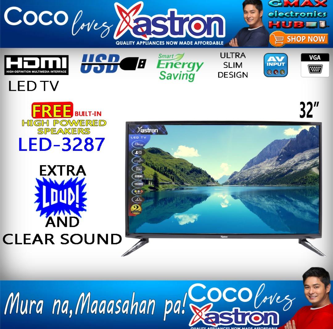 ASTRON LED 3287 LED TV W/ USB Ultra Slim Design, TV & Home Appliances ...