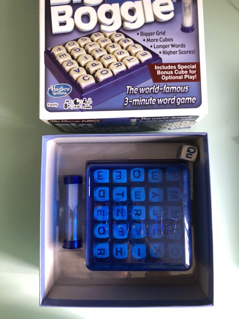 Big Boggle: the classic edition, Hobbies & Toys, Toys & Games on Carousell
