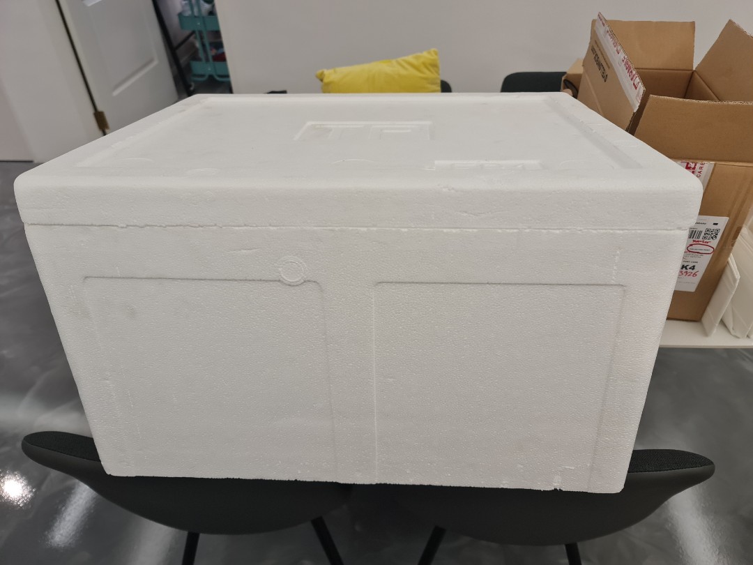 BIG Styrofoam Cooler Box (2pcs), Furniture & Home Living, Home ...