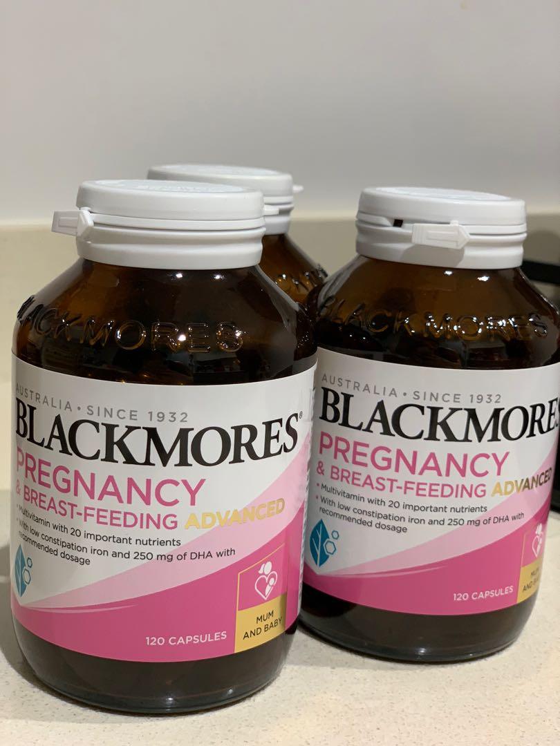 Blackmores Pregnancy & Breast Feeding Advanced 120s, Health & Nutrition ...