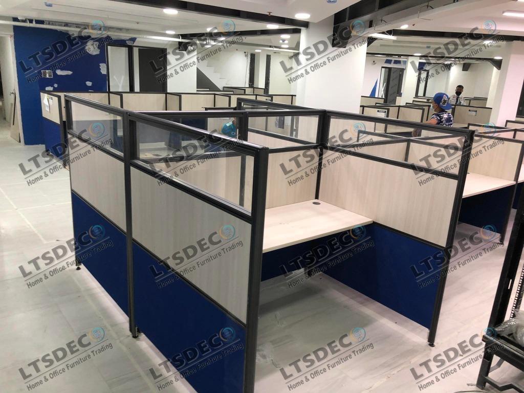 BPO CUBICLE OFFICE PARTITION FURNITURE, Furniture & Home Living, Office ...