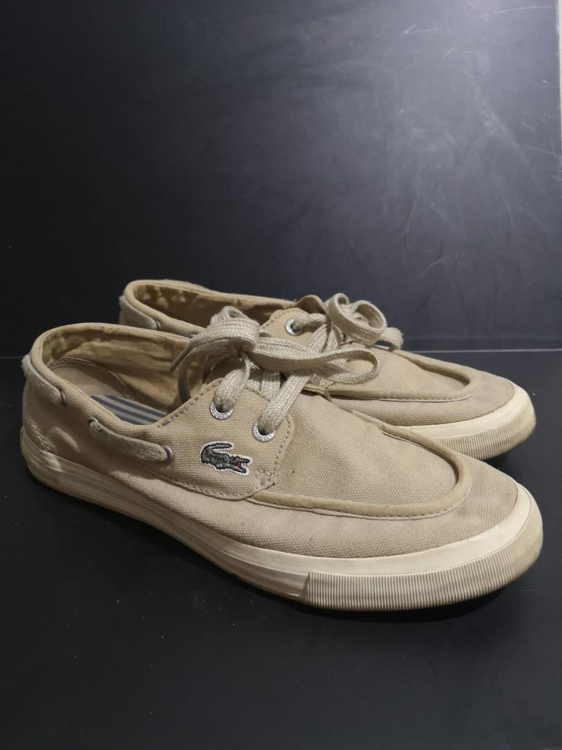 Lacoste boat shoes original mirip vans zapato atau sperry dock shoes ...