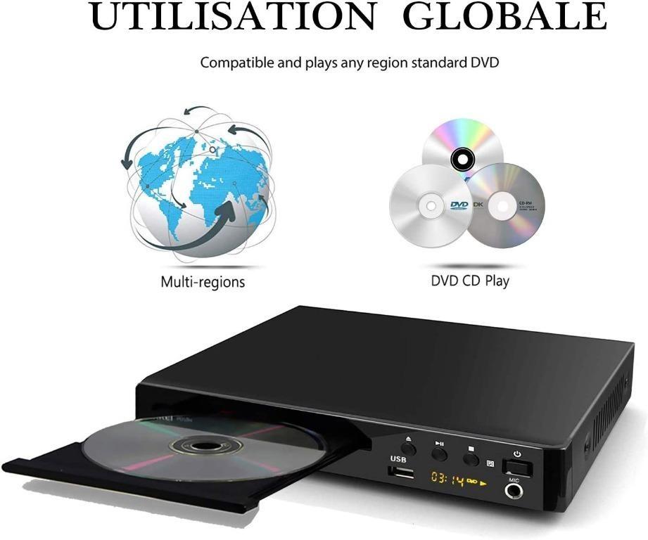 [C4201] LONPOO DVD Player Support Multi Zone Region Code Free, PAL/NTSC ...