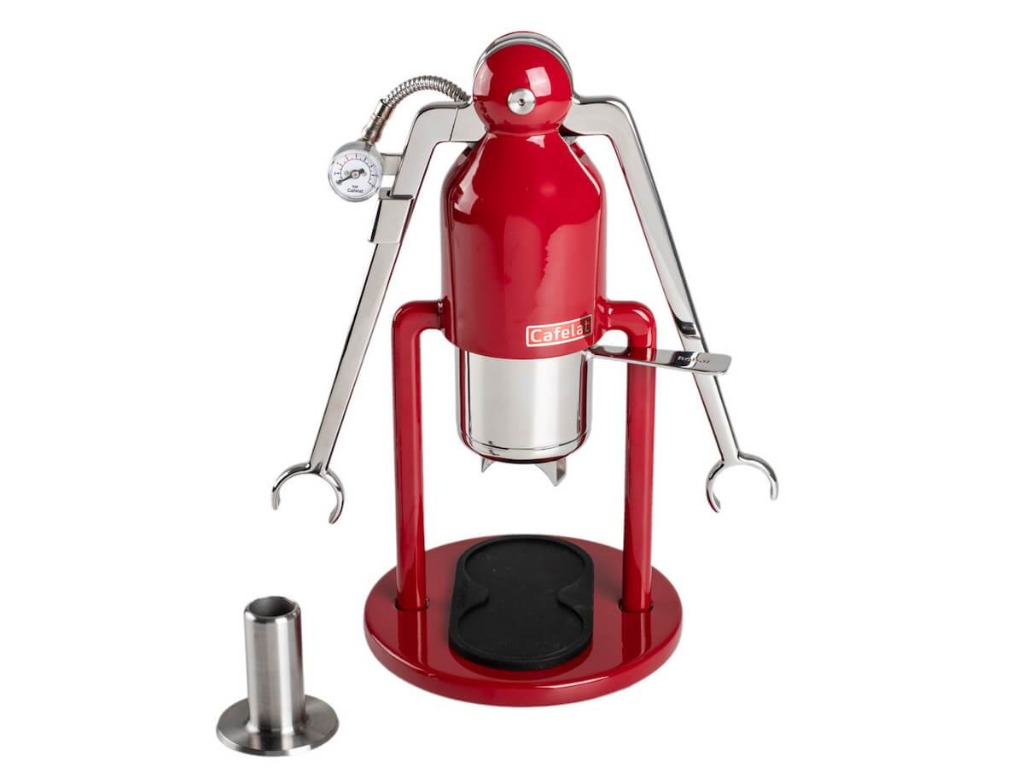 CAFELAT Robot Manual Espresso Coffee Maker Barista Version - RED, TV ...