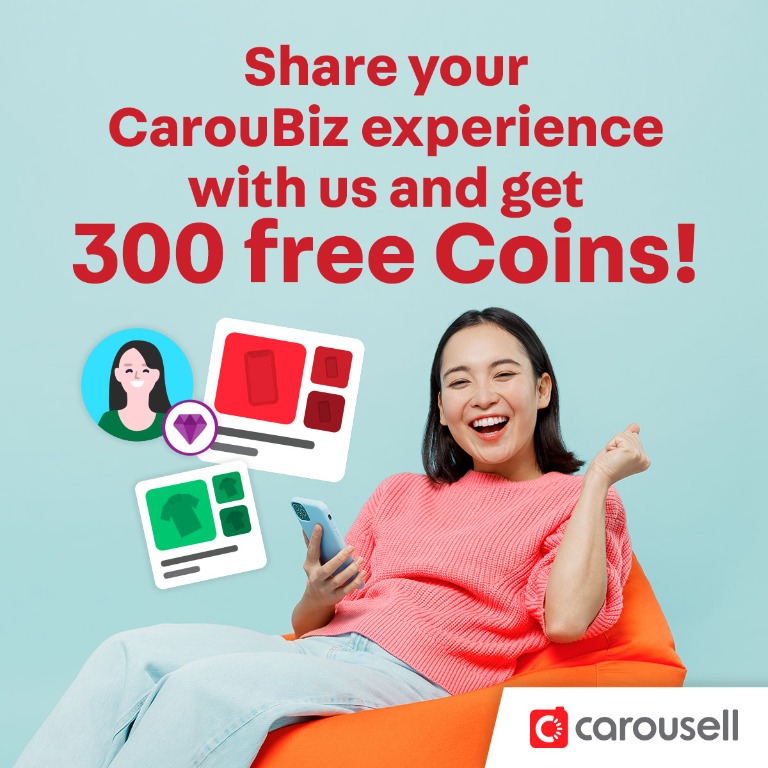CarouBiz Experience Survey, Announcements on Carousell
