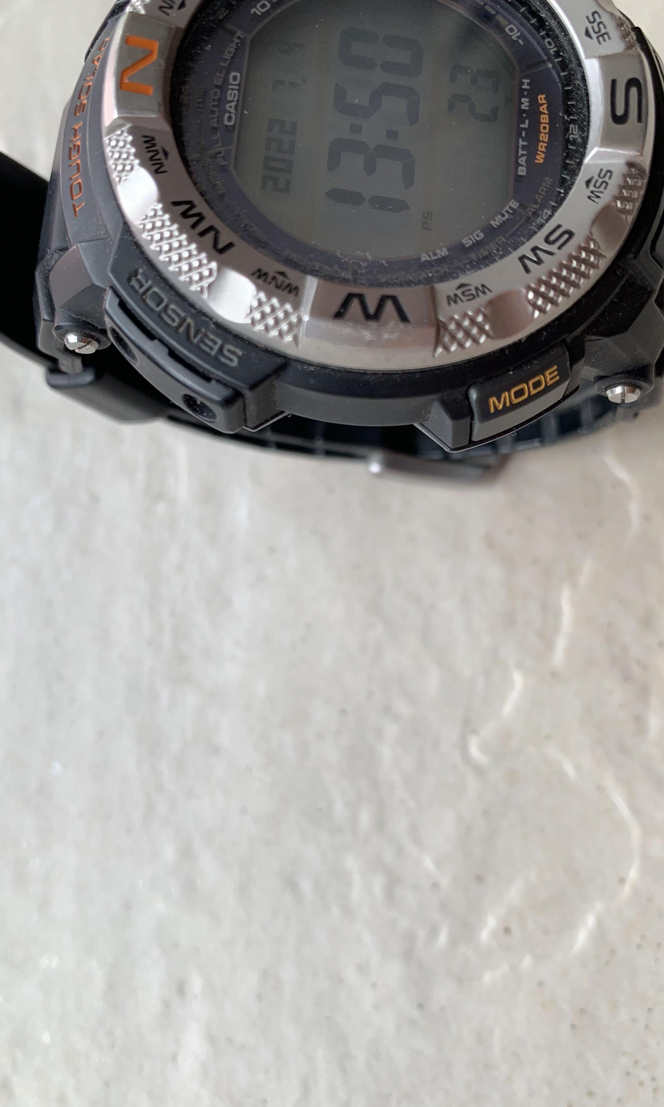 CASIO PROTREK PRG-260 TRIPLE SENSOR WATCH, Men's Fashion, Watches ...