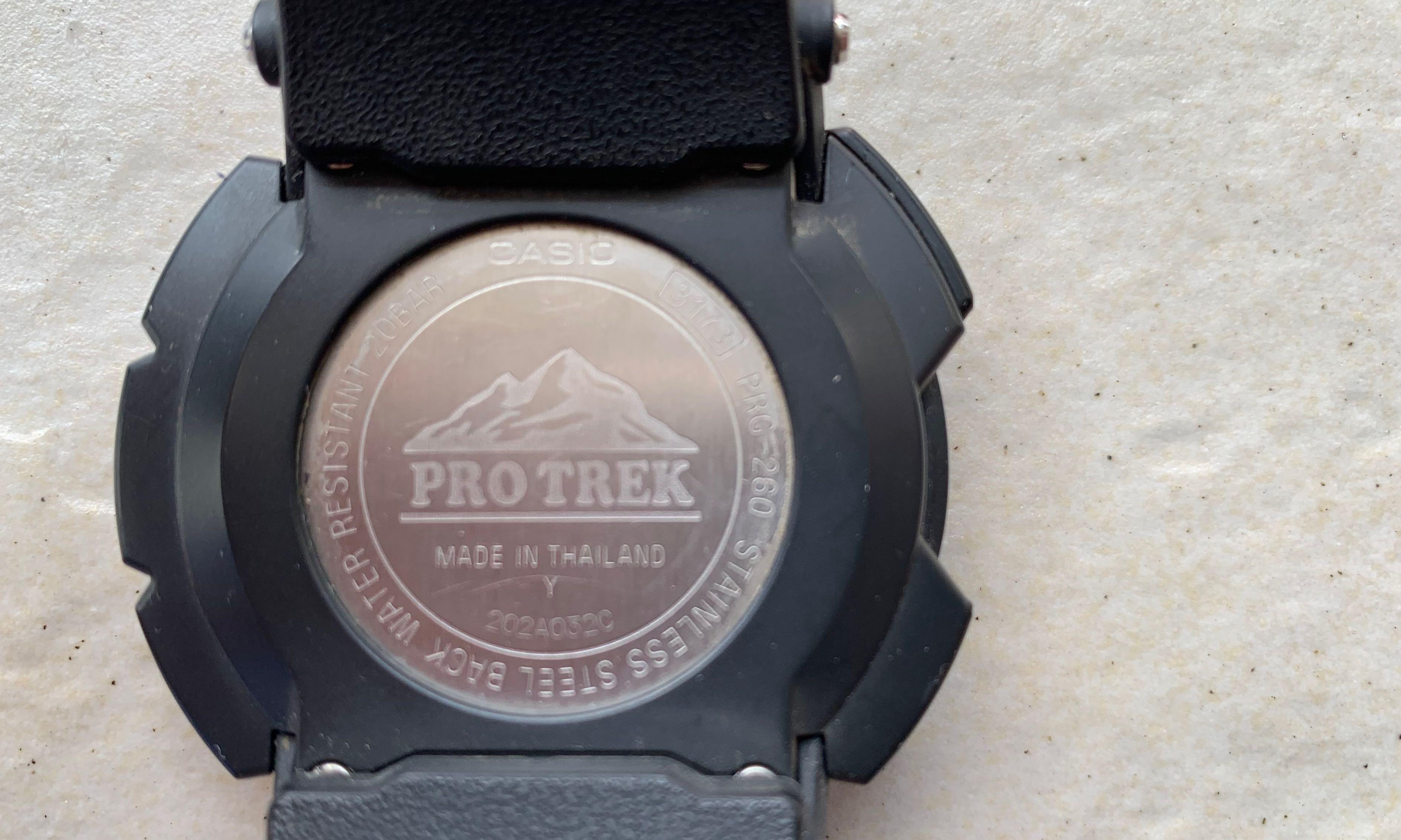 CASIO PROTREK PRG-260 TRIPLE SENSOR WATCH, Men's Fashion, Watches ...
