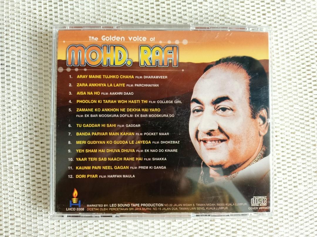 CD The Golden Voice Of Mohd. Rafi, Hobbies & Toys, Music & Media, CDs ...