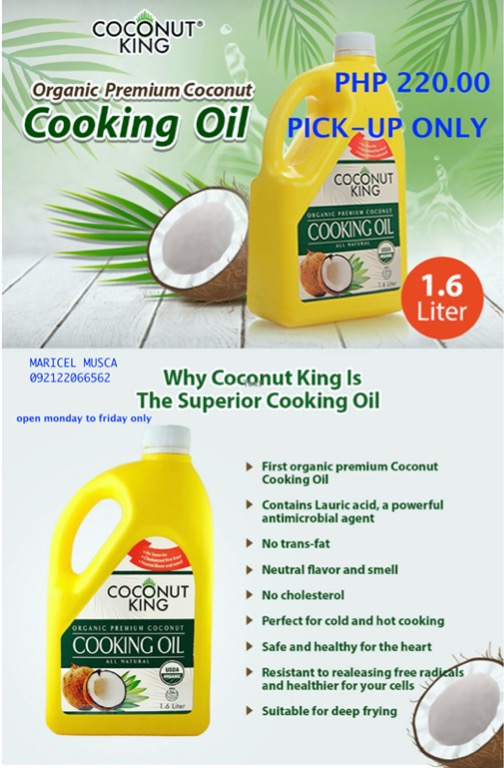 Coconut King Cooking Oil, Health & Nutrition, Health Monitors ...