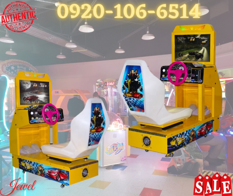 Coin Operated 22 LCD Kids Outrun Simulator Car Racing Game Machine for ...