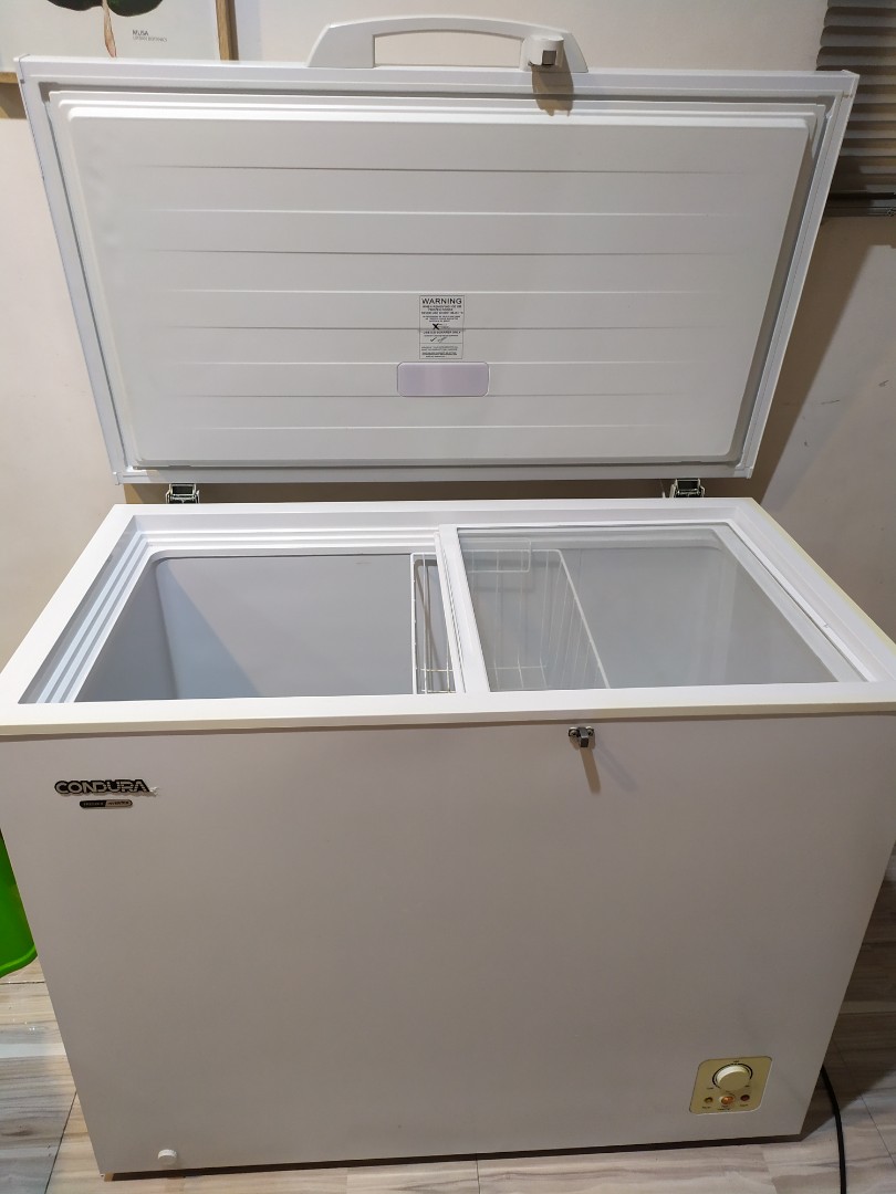 Condura inverter chest type freezer, TV & Home Appliances, Kitchen ...