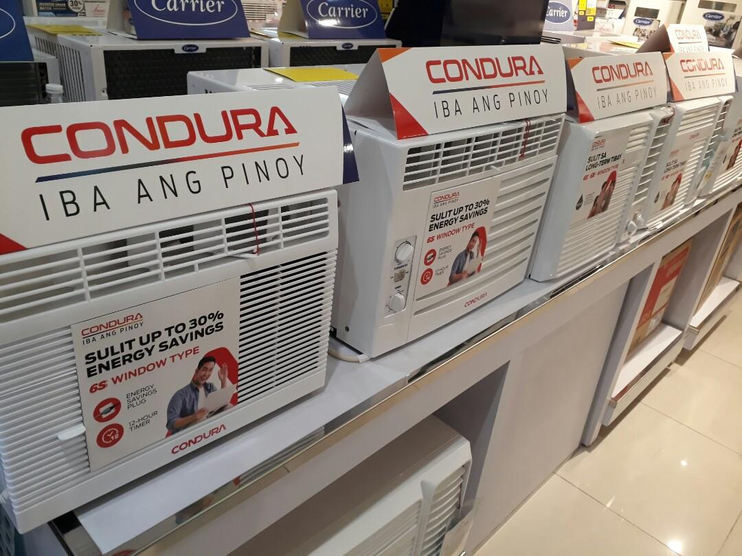 Condura Window Type Aircon .5hp .75hp 1hp 1.5hp 2hp 2.5hp, TV & Home ...
