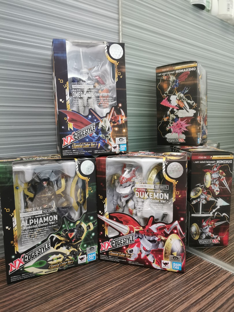 Sales!!! Digimon NXEDGE style SET (Alphmon, Dukemon & Omegamon ...