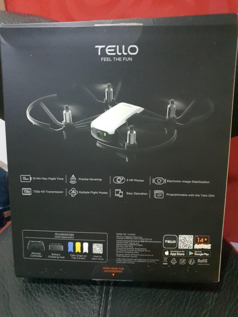 DJI Tello, Photography, Drones on Carousell