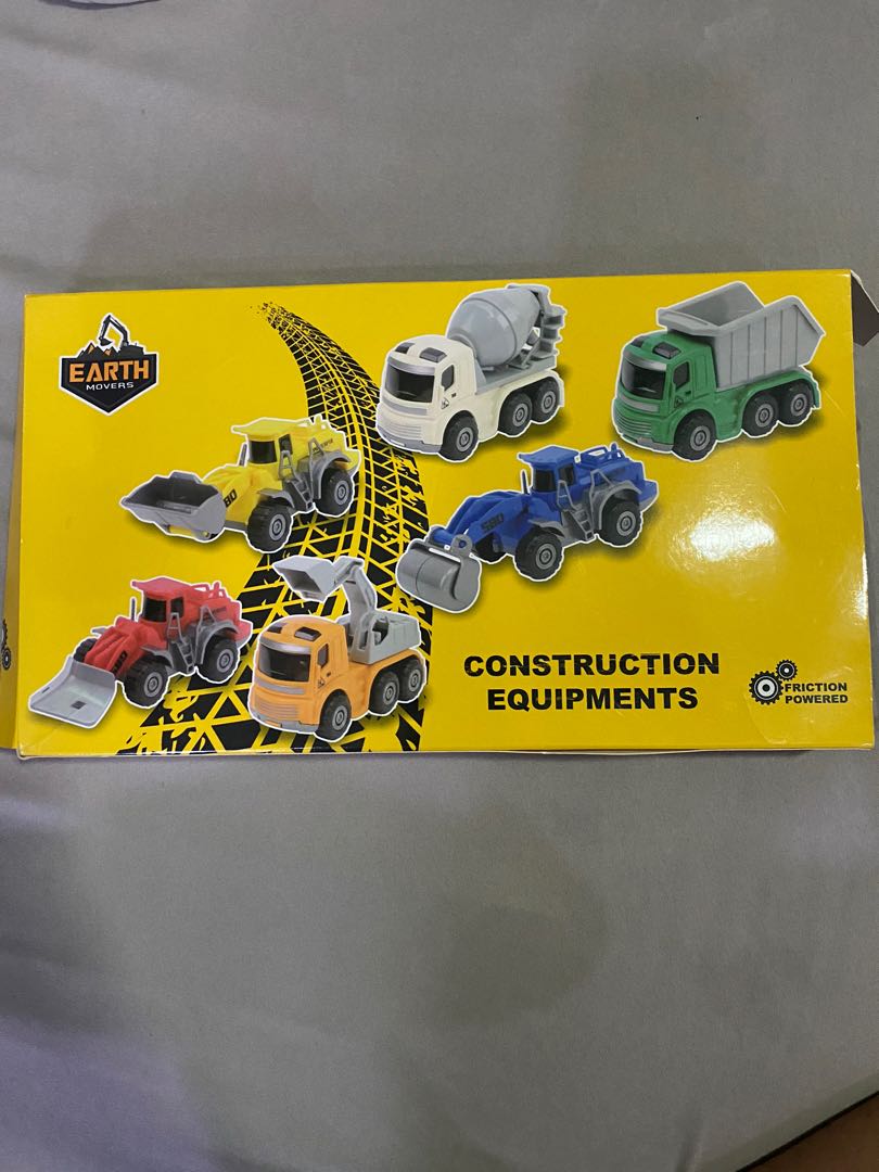 Earth Movers Construction Trucks/ Equipments 6pcs, Hobbies & Toys, Toys ...