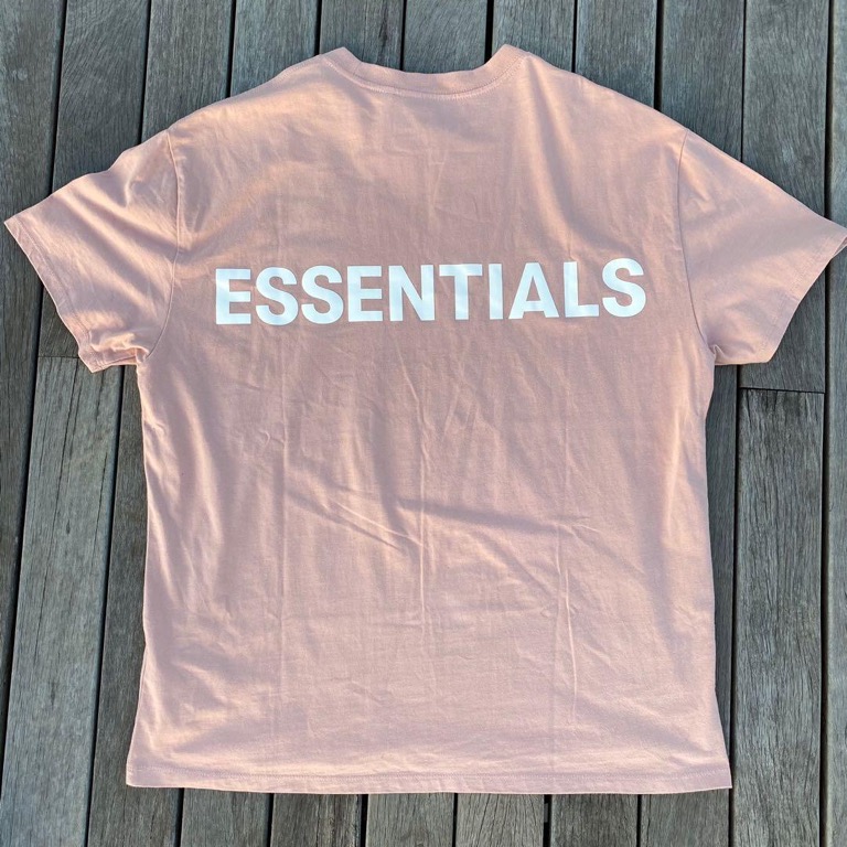 essentials fog reflective pink, Men's Fashion, Tops & Sets, Tshirts ...