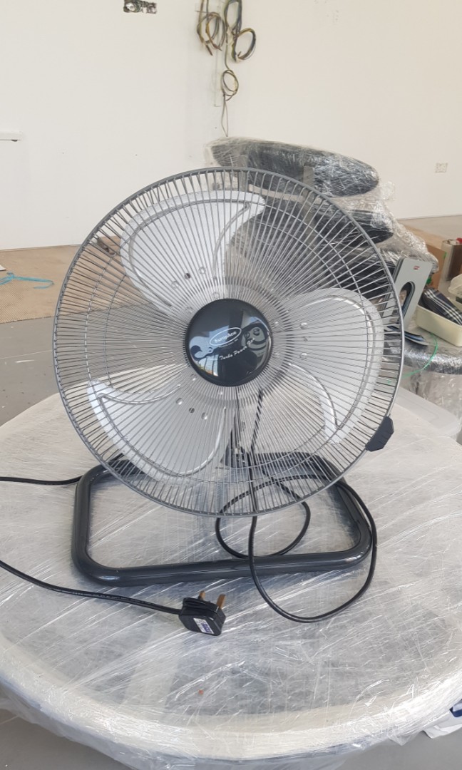 EuropAce 16" Twin Turbo Power Floor Fan EPF 3168, Furniture & Home ...