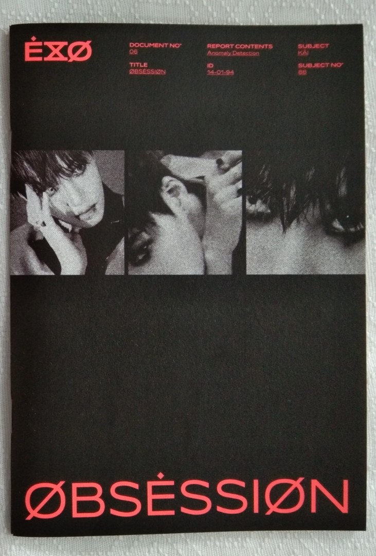 EXO Obsession Kai Photobook (Official), Hobbies & Toys, Memorabilia ...