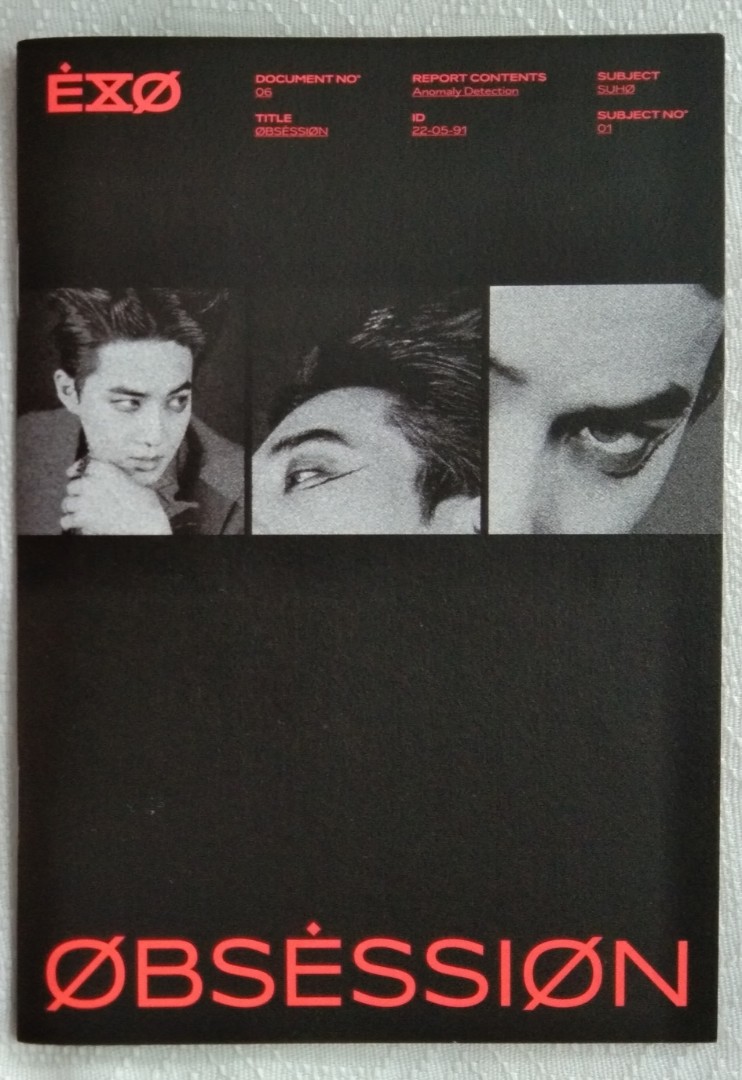 EXO Obsession Suho Photobook (OFFICIAL), Hobbies & Toys, Memorabilia ...