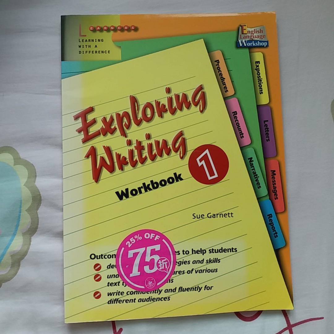 Exploring Writing Workbook 1, 興趣及遊戲, 書本 & 文具, 書本及雜誌 - 補充練習 - Carousell