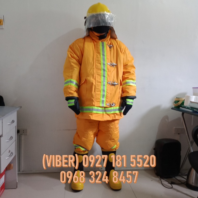 fireman suit set yellow, Men's Fashion, Coats, Jackets and Outerwear on ...
