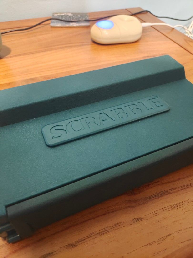 Foldable Hard Cover Scrabble, Hobbies & Toys, Toys & Games on Carousell