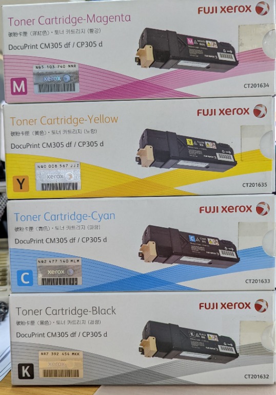 Fuji Xerox Toner Cartridge Full set ( Original ), Computers & Tech ...