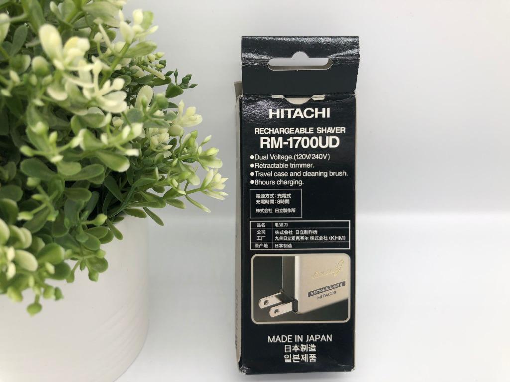 Hitachi RM-1700UD Rechargeable Shaver Phase 3, Beauty & Personal Care ...