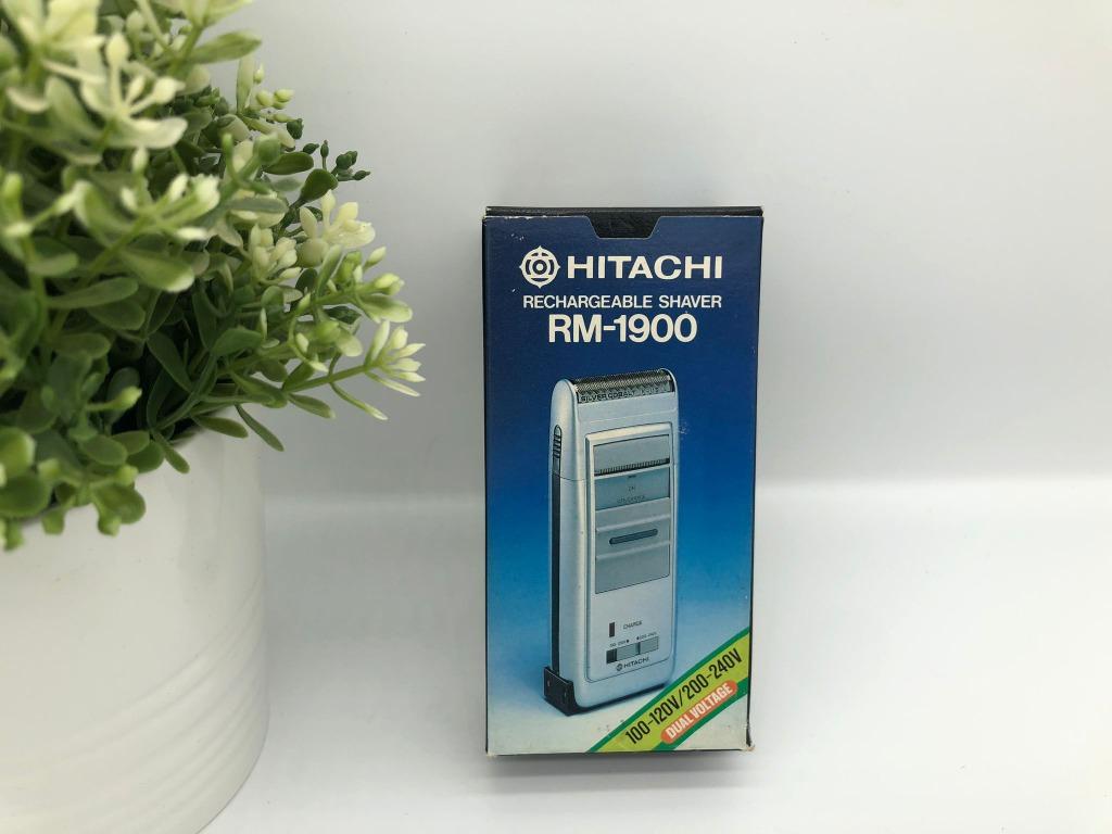 Hitachi RM-1900 Rechargeable Shaver, Beauty & Personal Care, Men's ...