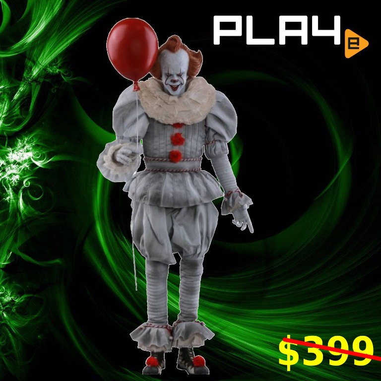 Hot Toys MMS555 1/6 Scale IT Chapter Two Pennywise (7101779) Brand New ...
