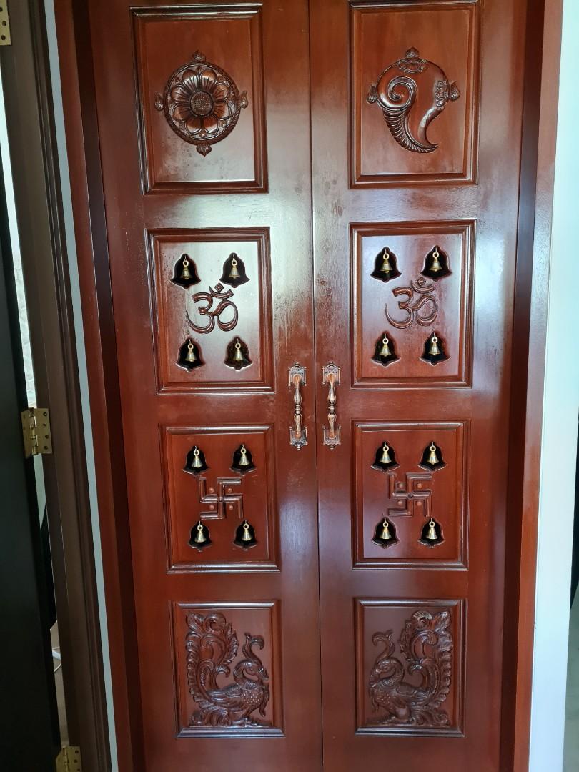 Indian prayer door, Furniture & Home Living, Furniture, Other Home ...