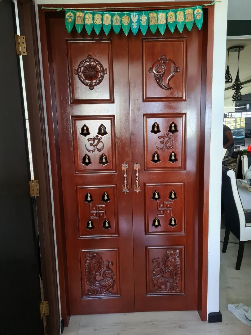 Indian prayer door, Furniture & Home Living, Furniture, Other Home ...