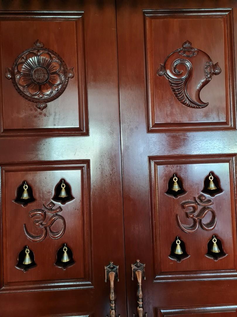 Indian prayer door, Furniture & Home Living, Furniture, Other Home ...