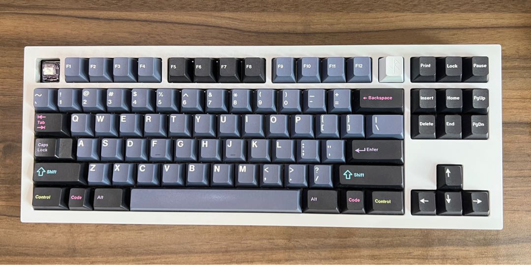 White IRON / IRON180 (WK) TKL (alu base) custom mechanical keyboard ...