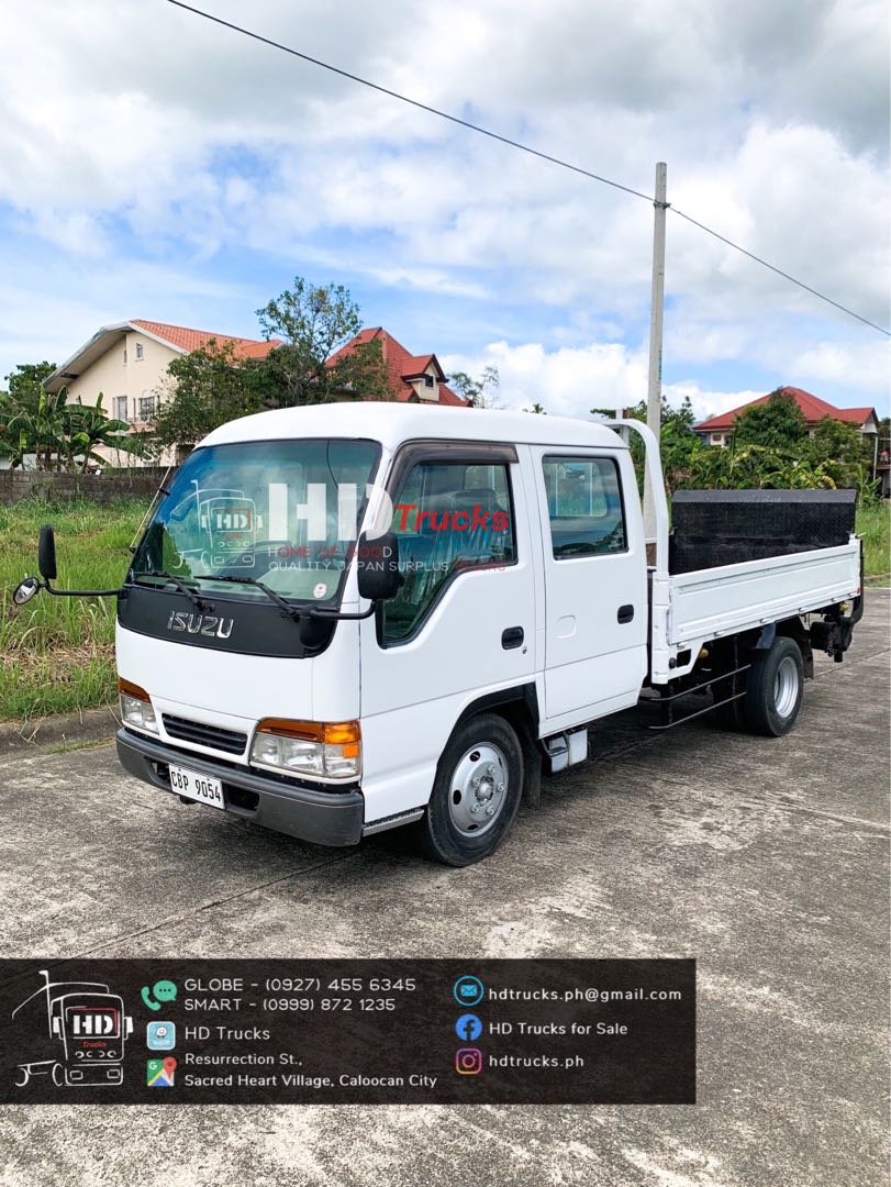 ISUZU ELF NKR 11ft BUBBLE TOP DOUBLE CAB INLINE with Power Lifter ...