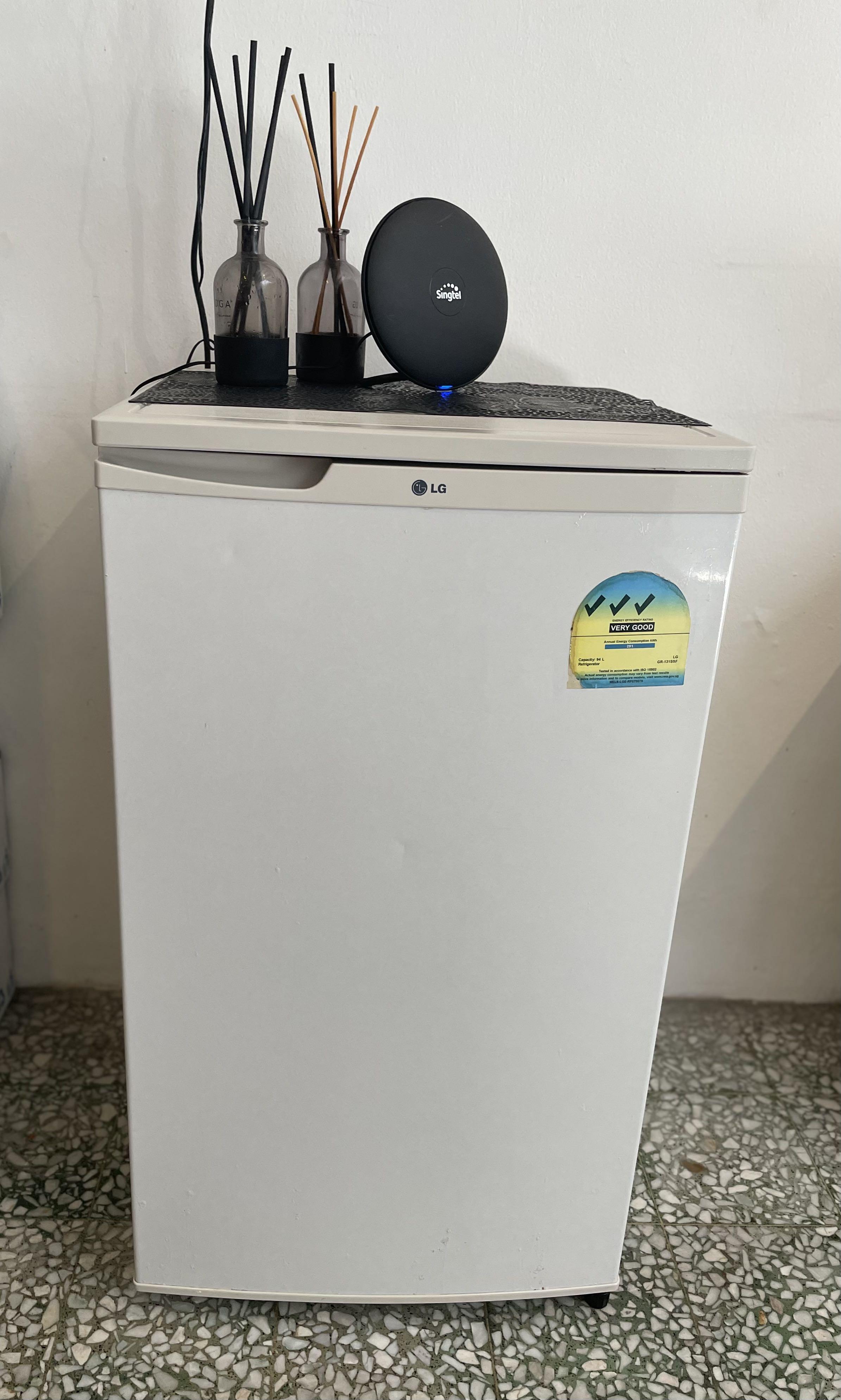 LG tall mini fridge - GR 131SSF , TV & Home Appliances, Kitchen ...