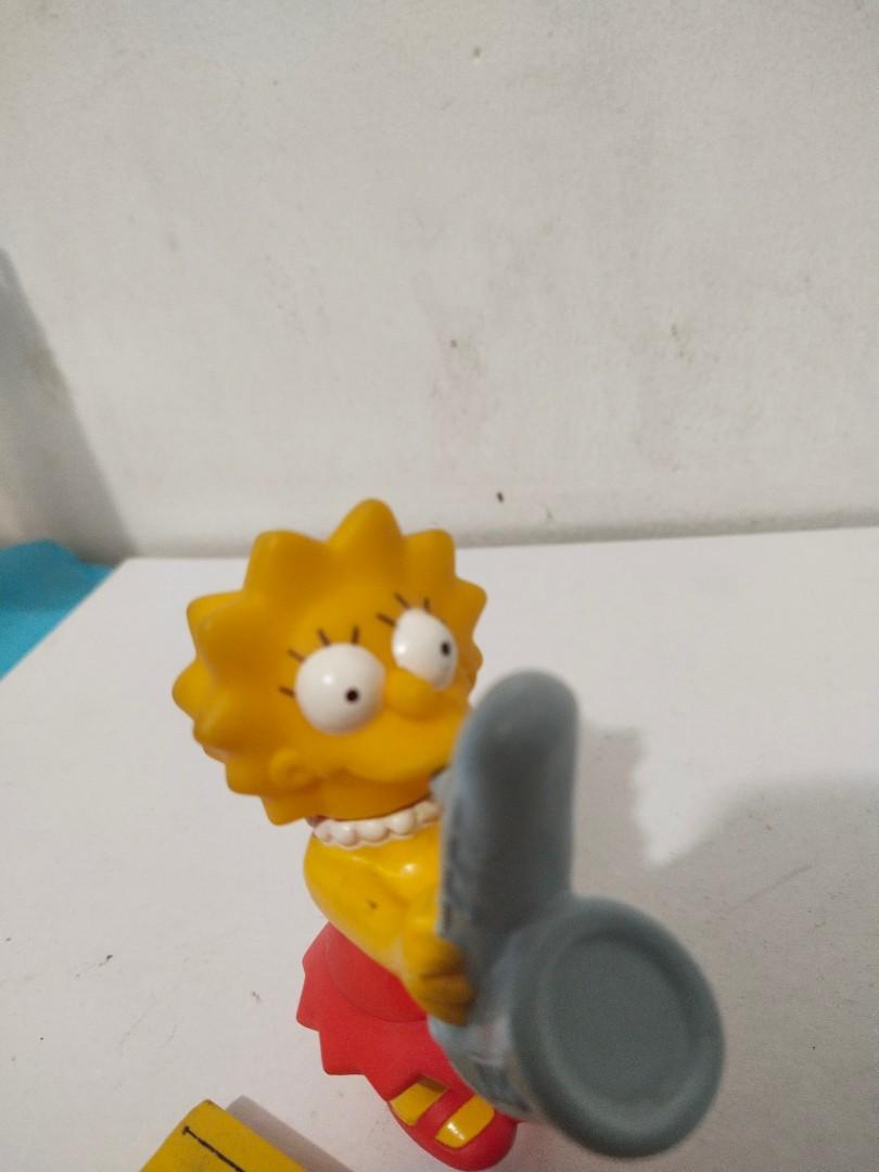 "Lisa Simpson playing Saxophone"---Plastic Toy figure/3.5 inches high ...
