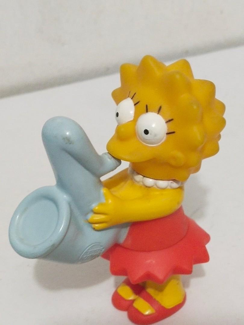 "Lisa Simpson playing Saxophone"---Plastic Toy figure/3.5 inches high ...