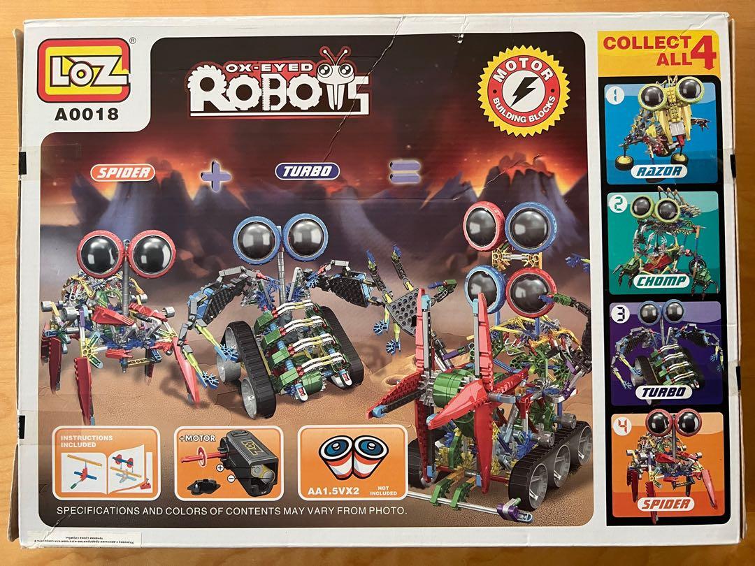 LOZ OX-Eyed Robots, Electric Assembling Building Block, A0018, Hobbies ...