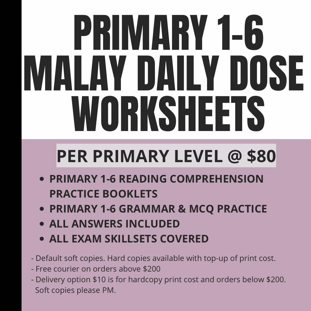 MALAY LANGUAGE PRIMARY 1 2 3 4 5 6 BAHASA MELAYU TAHUN 1 2 3 4 5 6 ...