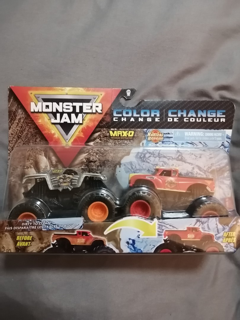 Monster Jam Color Change, Hobbies & Toys, Toys & Games on Carousell