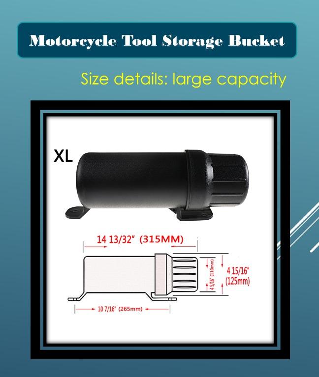 Motorcycle Tool Storage Bucket, Motorcycles, Motorcycle Accessories on ...