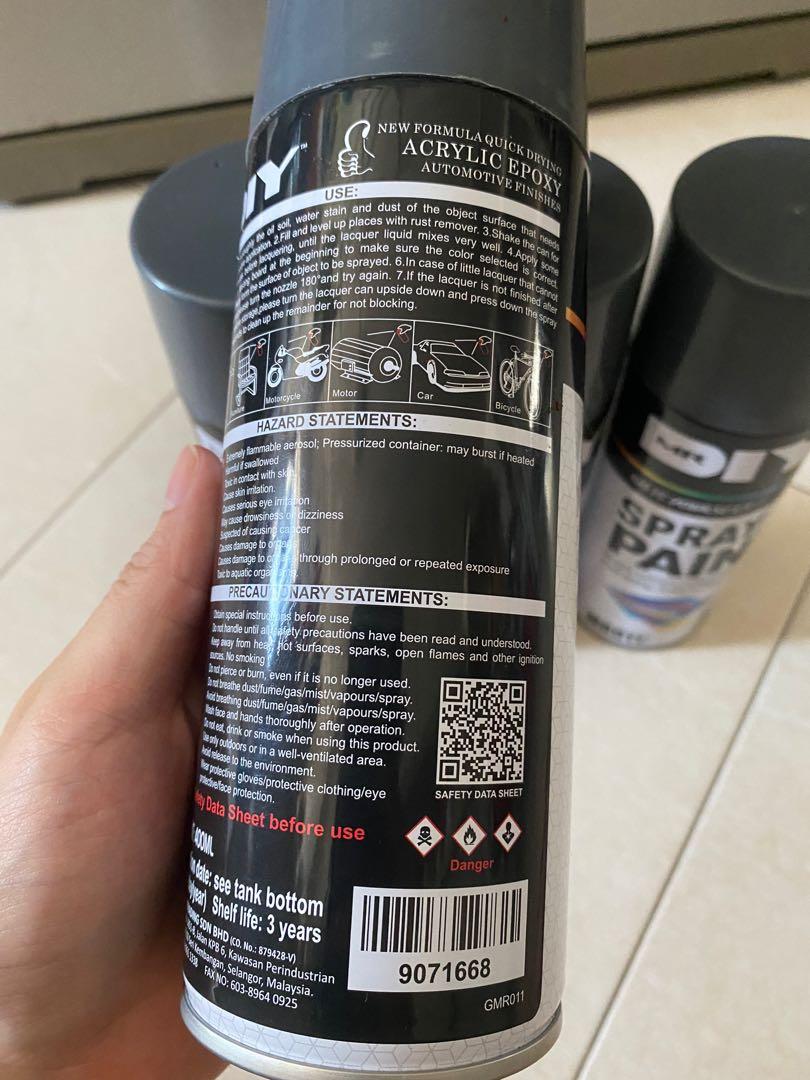 Mr DIY Spray Paint Grey 16 Can Bundle, Hobbies & Toys, Stationery ...