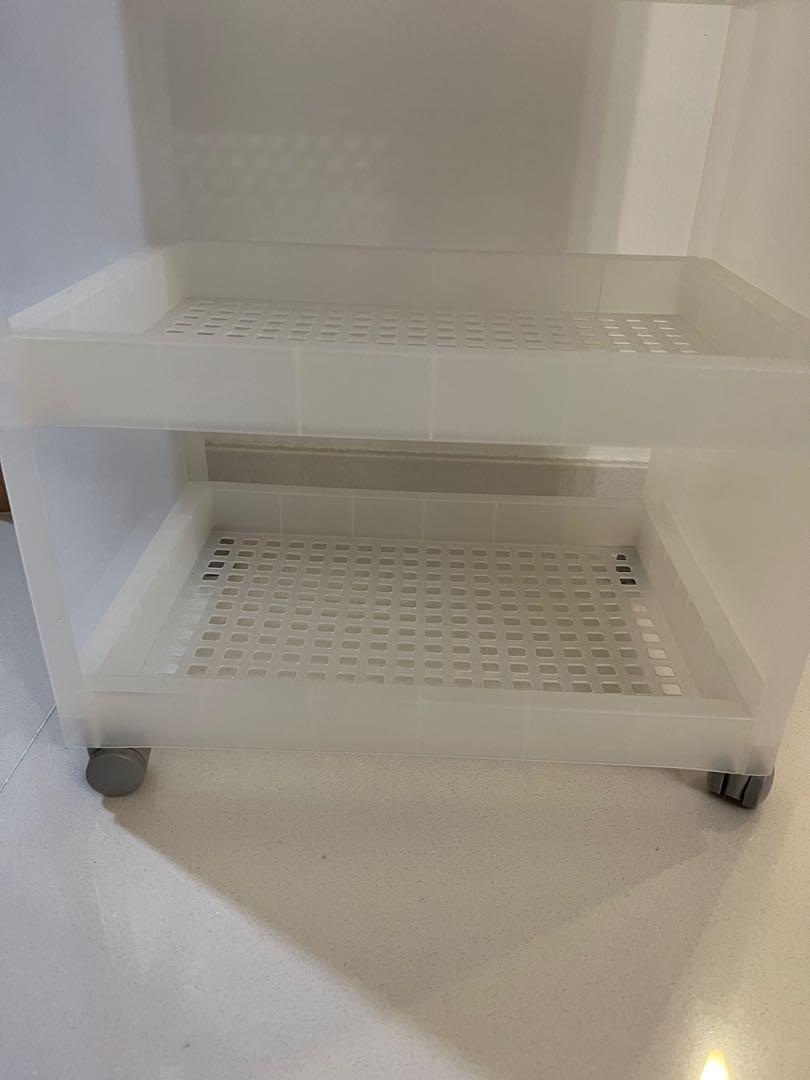 Muji Shelf with trolley, Furniture & Home Living, Furniture, Shelves ...