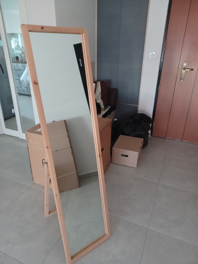 Muji Standing Mirror, Furniture & Home Living, Home Decor, Mirrors on ...